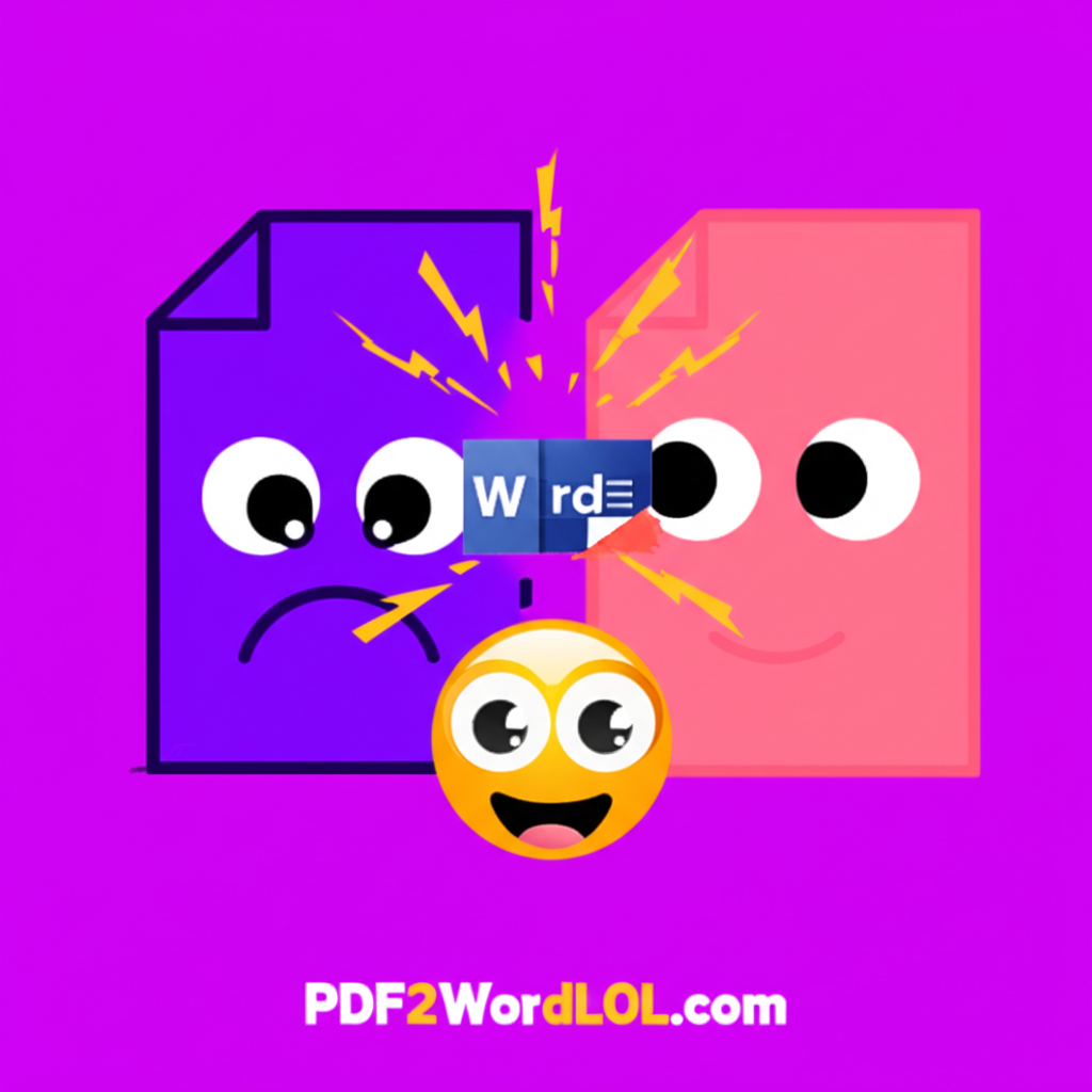 PDF2WordLOL: #1 Free, Fast & Funny PDF to Word Converter
